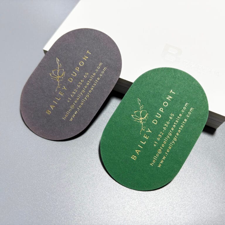 Custom Letterpress Business Calling Cards - Printing and Design